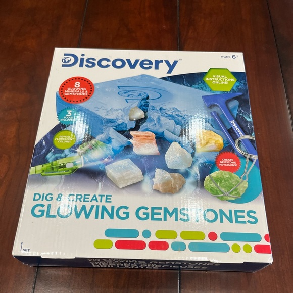 Toys | New In Box Dig And Create Glowing Gemstones | Poshmark